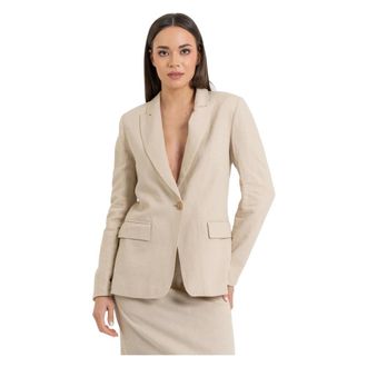 Kocca Femme, Vestes, Beige, Taille: 38 FR Blazer Crois&eacute;