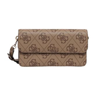Guess Sac bandouli&egrave;re Sadie &agrave; rabat - Femme - Sacs - Brun - Taille: ONE Size