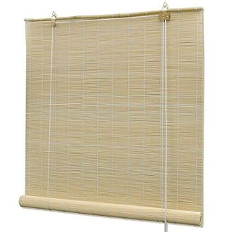 vidaXL Store Enrouleur Bambou Naturel 150x220 cm Pare-Vue Pare-Soleil Maison