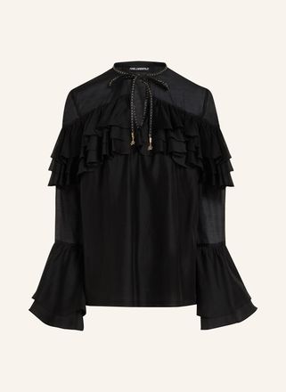 Karl Lagerfeld Bluse schwarz