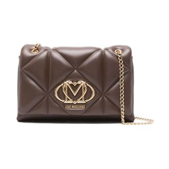 Love Moschino Femme, Sacs, Brun, Taille: ONE Size Sac &agrave; Bandouli&egrave;re Marron Accessoire &Eacute;l&eacute;gant
