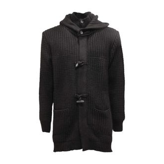 Imperial Wollmischung Cardigan Jacke Pullover - - Knitwear - Herren - Schwarzk - S