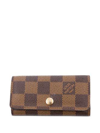 Louis Vuitton étui à clés pliant (années 2000) - Marron