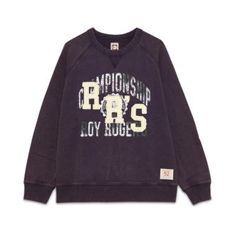 Roy Rogers Rundhals-Sweatshirt mit Championship-Print - - Sweatshirts & Hoodies - Herren - Lila - L