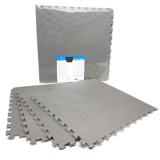 Trade Shop Trade Shop - set mit 4 eva-fliesen, grau, 60 x 60 cm, mehrzweck-puzzlematte 194702