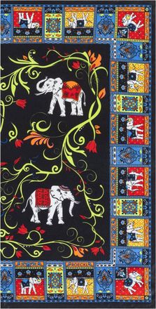 Roeckl Seidentuch Lucky Elephant schwarz