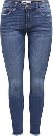 Jacqueline de Yong Femme Jdysonja Life Reg Skinny Ank MB DNM Noos Pantalon Not Applicable, Denim Bleu Moyen, XS/32