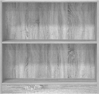 Generic B&uuml;cherregal, Modernes, Minimalistisches Offenes Lagerregal, Ausstellungsregal f&uuml;r Wohnzimmer, B&uuml;ro und Schlafzimmer (Graues Sonoma 93)