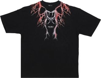 Phobia Archive Homme, Tops, Noir, Taille: XL Lightning Tee