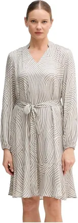 Marc Aurel Femme, Robes, Gris, Taille: 38 FR Robe Chemise