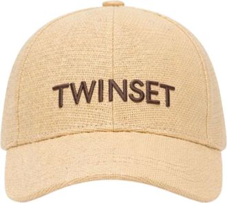 Twinset Femme, Accessoires, Beige, Taille: ONE Size Caps