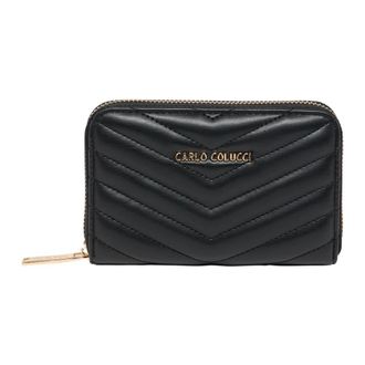 Carlo Colucci Compact Wallet - - Accessories - Damen - Schwarzk - ONE SIZE