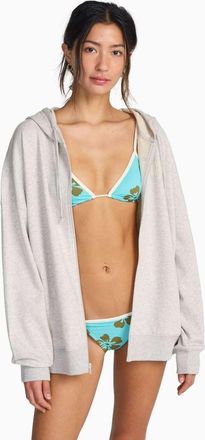 Billabong Zip Family - Kapuzenpullover in Heidegrau mit Rei&szlig;verschluss
