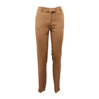 Mauro Grifoni Viskose/Wollhose in Kamel - - Trousers - Damen - Braun - M