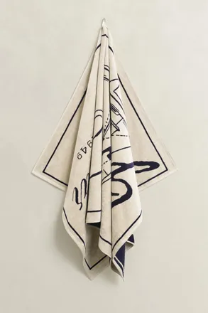 GANT Wohnaccessoires Since 1949 Strandtuch (100x180) FADED BEIGE