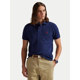 Polo Ralph Lauren Poloshirt Core Replen 710782592 Dunkelblau Custom Slim Fit