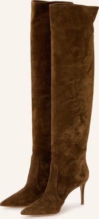 Gianvito Rossi Overknee-Stiefel braun