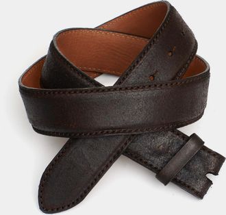 Reptiles House Noble - Wildledergürtel - Braun