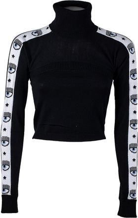 Chiara Ferragni Rollkragenpullover - Schwarz