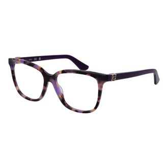 Guess Femme, Accessoires, Violet, Taille: ONE Size Montures Optiques Femmes Violettes Style Rectangle
