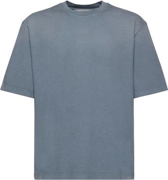 Golden Goose Femme, Tops, Bleu, Taille: 40 FR T-shirt unisexe en coton