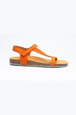 Zouri Damen vegan Sandalen Abyss Tangerine