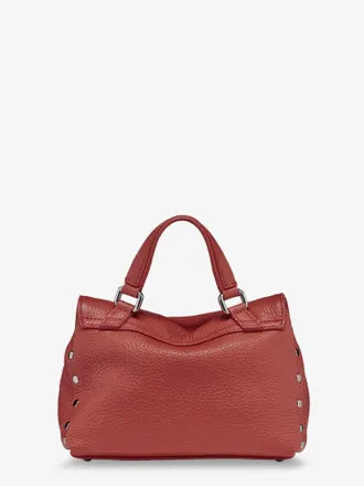 Zanellato Womens Crossbody Bag Postina Baby Brown Leather Shoulder