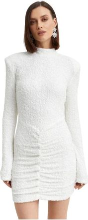 Rotate Rotate Birger Christensen, Femme, Robes, Blanc, Taille: 40 FR Day Robes