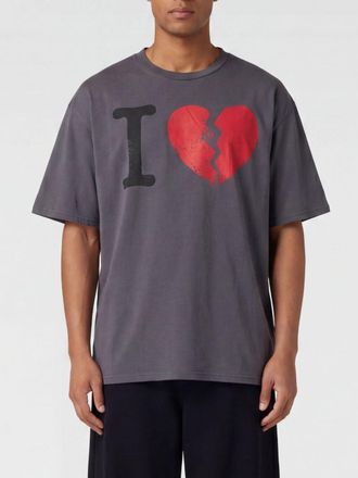 Magliano T-shirt &agrave; coupe d&eacute;contract&eacute;e en coton avec slogan imprim&eacute; sur le devant