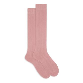 Gallo Gallo, Femme, Sous-v&ecirc;tements, Rose, Taille: ONE Size Calze lunghe cashmere costa tinta unita