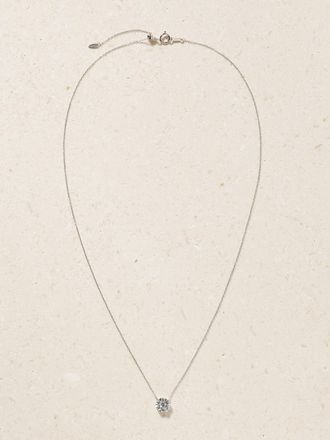 Pers&eacute;e Kette Aus 18 Karat Wei&szlig;gold Mit Diamanten