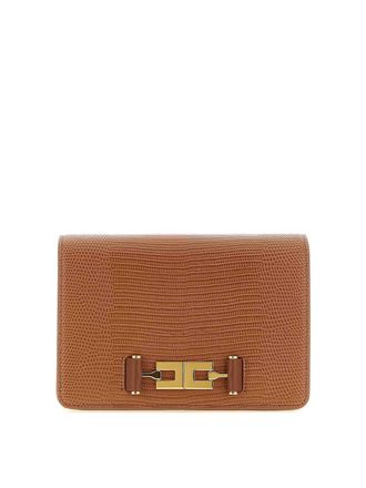 Elisabetta Franchi Sac Bandouli&egrave;re - Marron