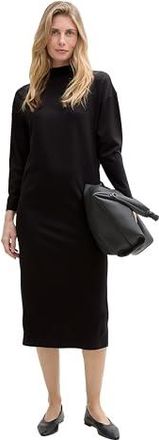 Tom Tailor 1047241 Robe, 14482-deep Black, 36 Femmes