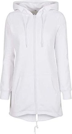 Build Your Brand Sweat &agrave; Capuche pour Femme, Blanc., XL