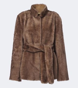 Nour Hammour Veste Elsa en shearling
