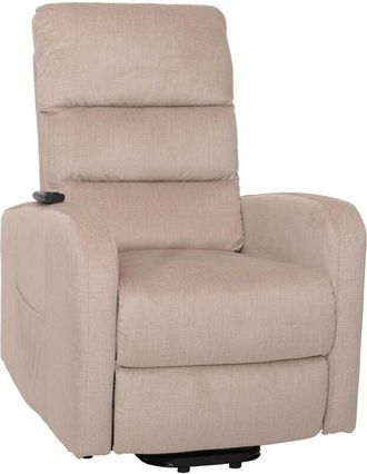 Hhg Fernsehsessel HHG 707, Sessel Relaxsessel TV-Sessel, Liegefunktion Aufstehhilfe elektrisch, Metall Chenille bordeaux