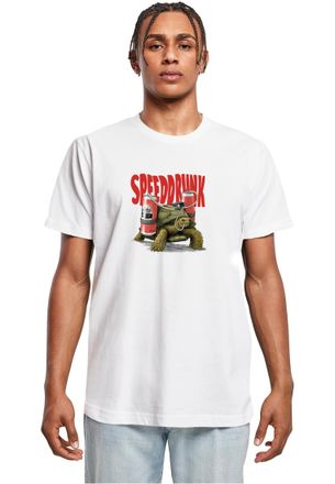 Mister Tee Herren Speedrunk Tee White, M