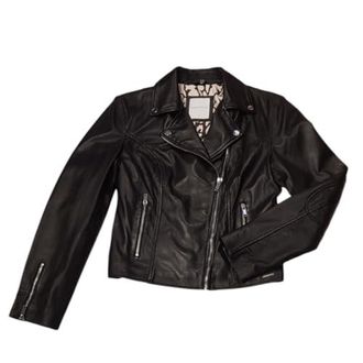 Rino&Pelle Rino & Cuir Veste en cuir Emily 3002521 Tg. 34/38/XS Col. Noir/Noir