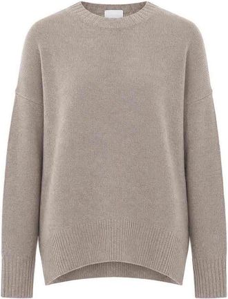 Allude Pull Col Rond - Beige