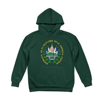 Generic Sweatshirts &Agrave; Capuche Hommes Doublure Polaire Imprim&eacute; Graphique Le Salvador Embl&egrave;me National Pull Hoodie Hauts Streetwear Vintage Pull De D&eacute;tente Athl