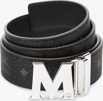 MCM Claus M Wendeg&uuml;rtel in Visetos 4,5 cm BLACK VISETOS