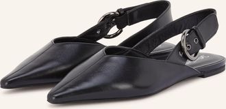 Jeffrey Campbell Slingballerinas Scone schwarz