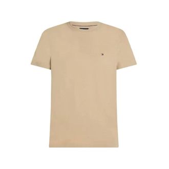 Tommy Hilfiger Homme, Tops, Beige, Taille: XL T-shirt Slim Fit Stretch