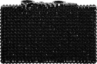 Philipp Plein Clutches - Clutch Mit Schmucksteinen - Gr. unisize - in Schwarz - f&uuml;r Damen