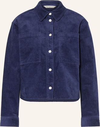 Moss Copenhagen Msch Copenhagen Cord-Overshirt Mscharcelle Geggo blau