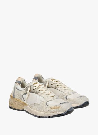 Golden Goose Basket &agrave; lacets Running Dad en cuir