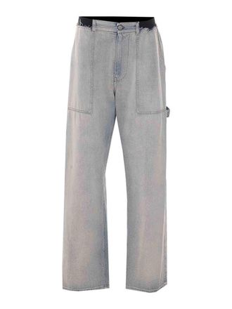Maison Margiela Straight Leg Jeans - Grau
