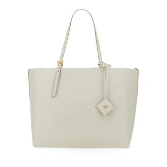 MCM Mcm, Femme, Sacs, Blanc, Taille: ONE Size Himmel Shopper