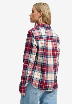 Superdry Karobluse LUMBERJACK CHECK FLANNEL SHIRT Baumwolle, relaxed fit, aus weichem Flanell