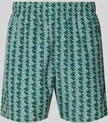 Lacoste Badehose mit Logo-Muster